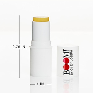 BOOM Beauty Boom Stick Glo: Vegan Hydrating Skin Moisturizer Nourishing Stick for Face, Neck & Body, On-the-go, Dewy Healthy Glow, Goes On Clear