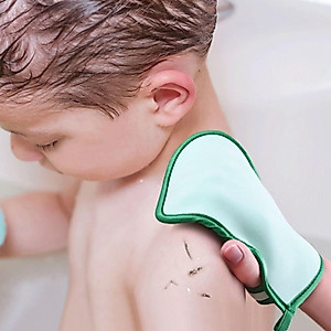 Bath Sponge, PVA Super Soft Exfoliator Sponge Gloves, Bath and Body Exfoliator Mitts, Dual-Sided, Multi-Purpose Glove Exfoliates Skin, Scrubbing Glove for Shower Spa Massage and Dead Skin Cell Remover