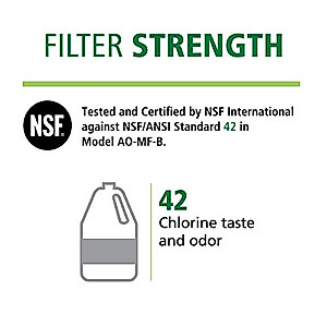 AO Smith AO-MF-B-R Under Sink Water Filter Replacement - NSF Certified