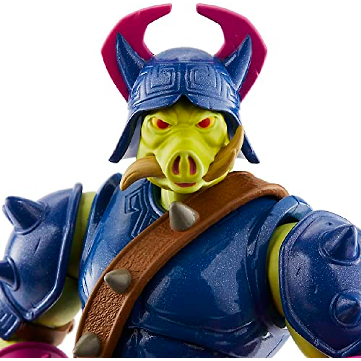 Masters of the Universe Masterverse Action Figure, Pig-Head Toy Collectible with Articulation & Accessories, 7 inch