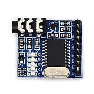 Rakstore 4Pcs MT8870 DTMF Voice Decoding Module Phone Module Speech Decoding Voice Board Module LED Indicators with Pins