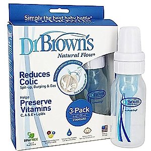 Dr. Brown's Original Bottle, 4 Ounce, 3-Pack