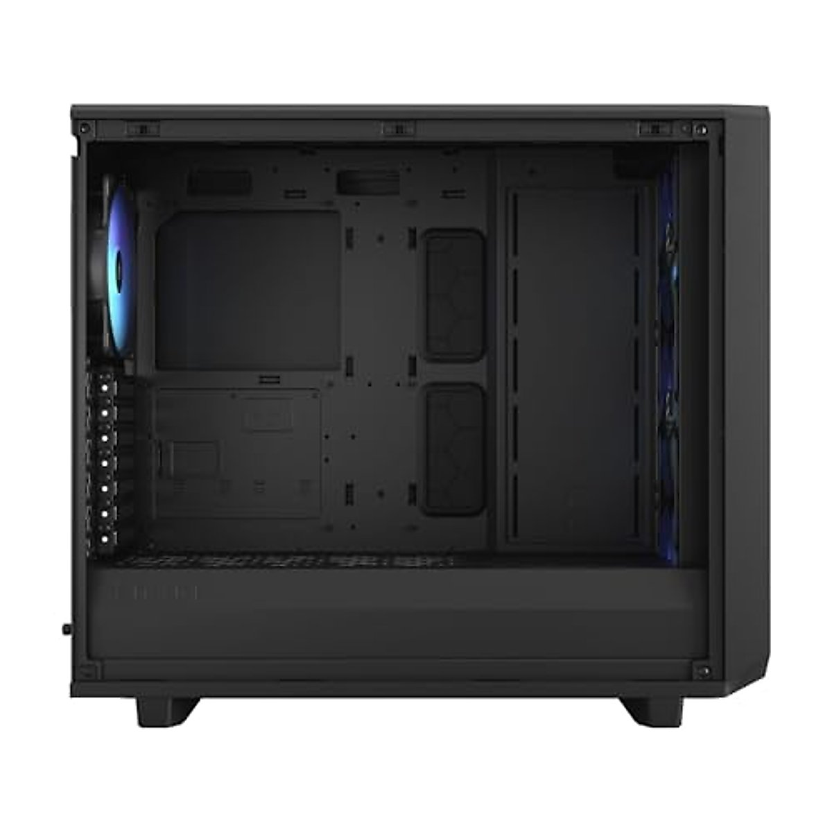 Fractal Design Meshify 2 Lite RGB Black ATX Flexible Light Tinted Tempered Glass Window Mid Tower Computer Case