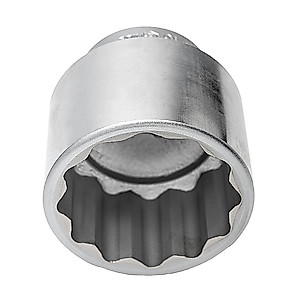 Genius Tools 3/4" Dr. 57mm Hand Socket (12-Point) (CR-Mo) - 635257