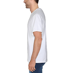 Fruit of the Loom mens Crafted Comfort Legendary Tee (Shrink Resistant, Relaxed Fit) T Shirt, White, Medium US