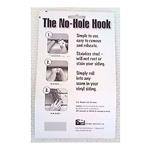 1st Choice No-Hole Hooks Vinyl Siding Hangers - Low Profile- 4PK