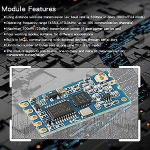 HC-12 433Mhz SI4463/SI4438 Wireless Serial Port Module 1000M Replace Bluetooth with Antenna