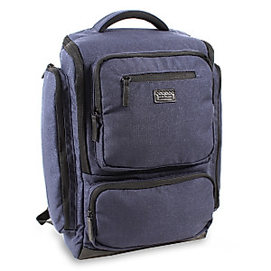 J World New York Novel Laptop Backpack, Navy, One Size