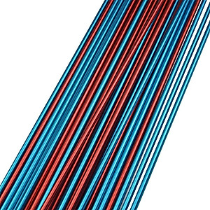 AMEYXGS 30Inch Archery Aluminum Arrow Shaft Spine 500 DIY Hunting Arrow Shaft for Compound Bow Recurve Bow Hunting Target Shooting (blue, 12pcs)