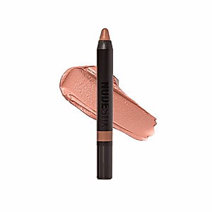 Nudestix Intense Matte Lip + Cheek Pencil, Lipstick + Lip Liner + Cheek Blush Tint, Multi Use Makeup for Long Lasting Color, Smooth Coverage, Shade: Sunkissed Nude