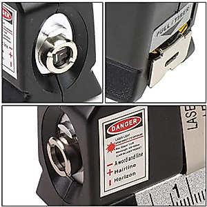 XINGXIN, Multipurpose Laser Level Laser Line 8 feet Measure Tape Ruler Adjusted Standard and Metric Rulers Laser Level Line Tool for hanging pictures-Hanging cabinets-Tile Walls, Black