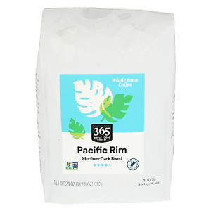365 by Whole Foods Market, Coffee Pacific Rim Vienna Roast Organic Whole Bean, 24 Ounce