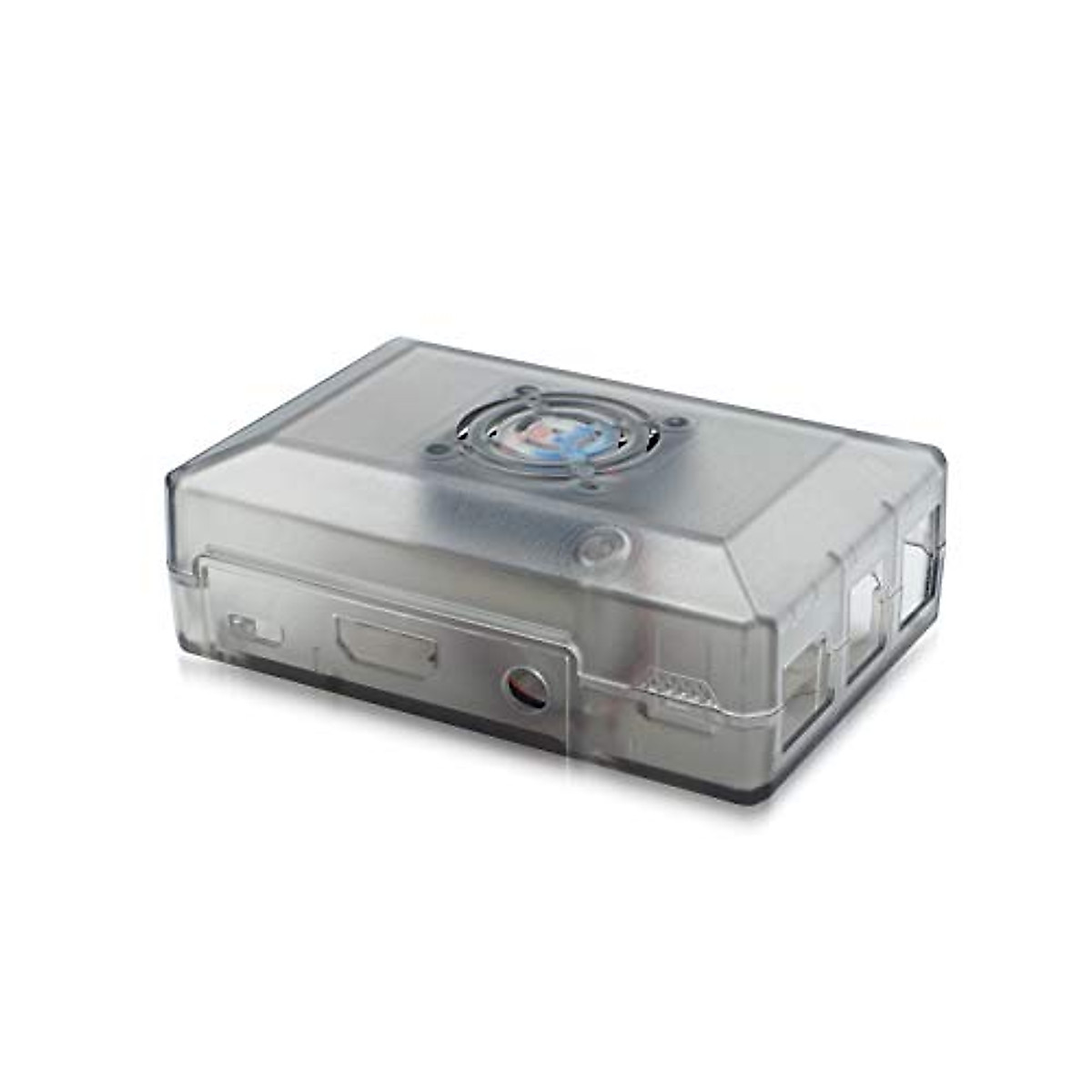 LoveRPi Active Cooling Media Center PC Case with Fan for Raspberry Pi 3, Libre Computer Board, ASUS Tinker Board (Translucent)