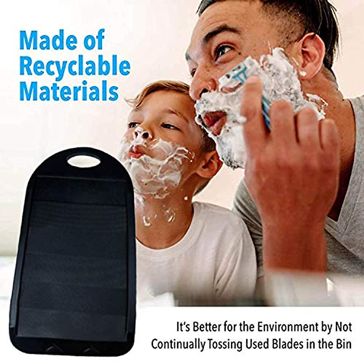 YYHJM Razor Blade Sharpener and Cleaner,Slide Cleaning Care of Shaver Trimmer and Shaver,Black