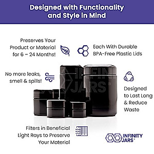 Infinity Jars Screw Top Gift Pack 5 ml-250 ml