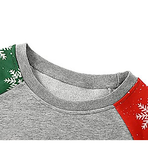 Christmas Sweatshirt Women Merry and Bright Christmas Shirt Funny Cute Ice Cream Graphic Tee Xmas Holiday Shirts