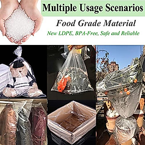 Turkey Bags for Marinating and Brining, 5 Gallon Bucket Mylar Bags for Food Storage, Leak Proof Flat Bottom Pail Liners, 10pcs