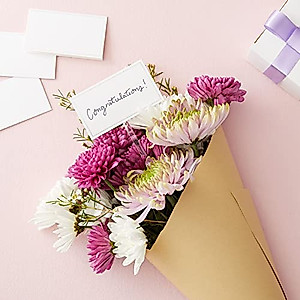 100 Pack Name Cards for Table Setting, Tent Place Cards with Silver Foil Border for Wedding, Banquets, Events, Reserved Seating Dinner Place Cards Blank (3.5 x 2 In)