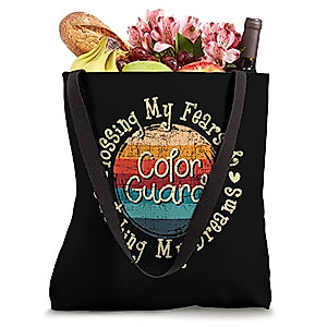 Tossing My Fears & Catching My Dreams - Flag Colorguard Tote Bag