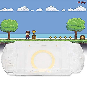 01 02 015 Console Case, Simple and Compact Game Console Replacement Shell with Screwdriver for Game Accessories(Transparent)
