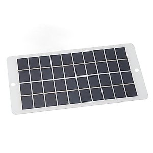 Solar Panel, 10W 5V Solar Panel Type C Output Portable Solar Panel for Phone Charging Security Monitoring