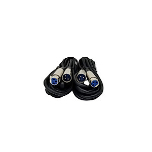 Your Cable Store XLR Mic Cable Kit Two 10 Foot, Two 15 Foot, Two 25 Foot and Two 50 Foot XLR Patch Cables