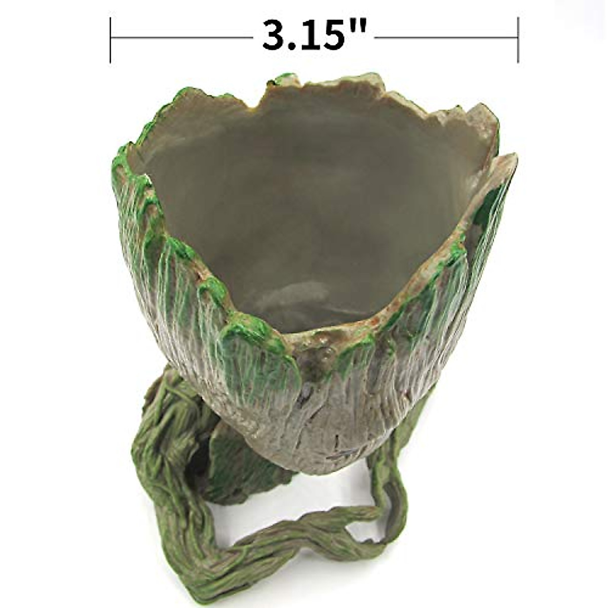 Arbusb Succulent Planter Pen Cup TreeMan for Birthday Gift,Pen Holder Pot Cute Green Plants Flower Pot,Best Festive Gift for Kids Girls,Boys,Women 5.63x3.15inch Indoor Outdoor(Express Love)