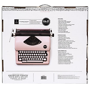 We R Memory Keepers 0718813102971 Typewriter Typecast-Pink