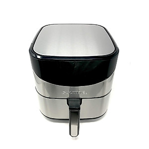 Gourmia GAF685 Stainless Steel No Oil Healthy Frying 6 Quart Digital Air Fryer (Certified Refurbished)