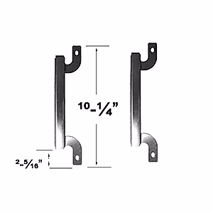 Grill Burner for Select Brinkmann 10-4221-S, 810-8300-W, 810-8445-F Grill King Gas Grill Models - 2 Pack