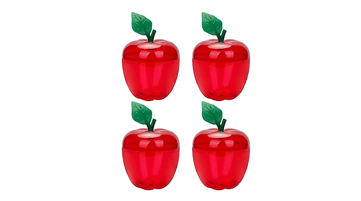 Large Red Apple Container - Perfect for Gifts, Decoration & Party Favors