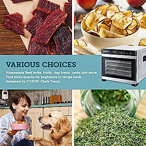 COSORI Premium Stainless Steel Food Dehydrator Machine Trays, Stainless Steel Trays for Dehydrator CP267-FD for Jerky,Meat,Beef,Fruit,Vegetable, 2pack