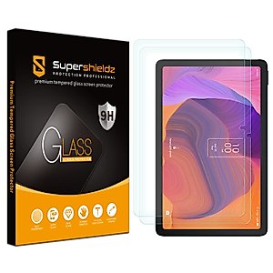 Supershieldz (2 Pack) Designed for T-Mobile Revvl Tab 5G 10.36 inch/TCL Tab Pro 5G 10.36 inch/TCL TABMAX 10.4 inch Screen Protector, (Tempered Glass) Anti Scratch, Bubble Free
