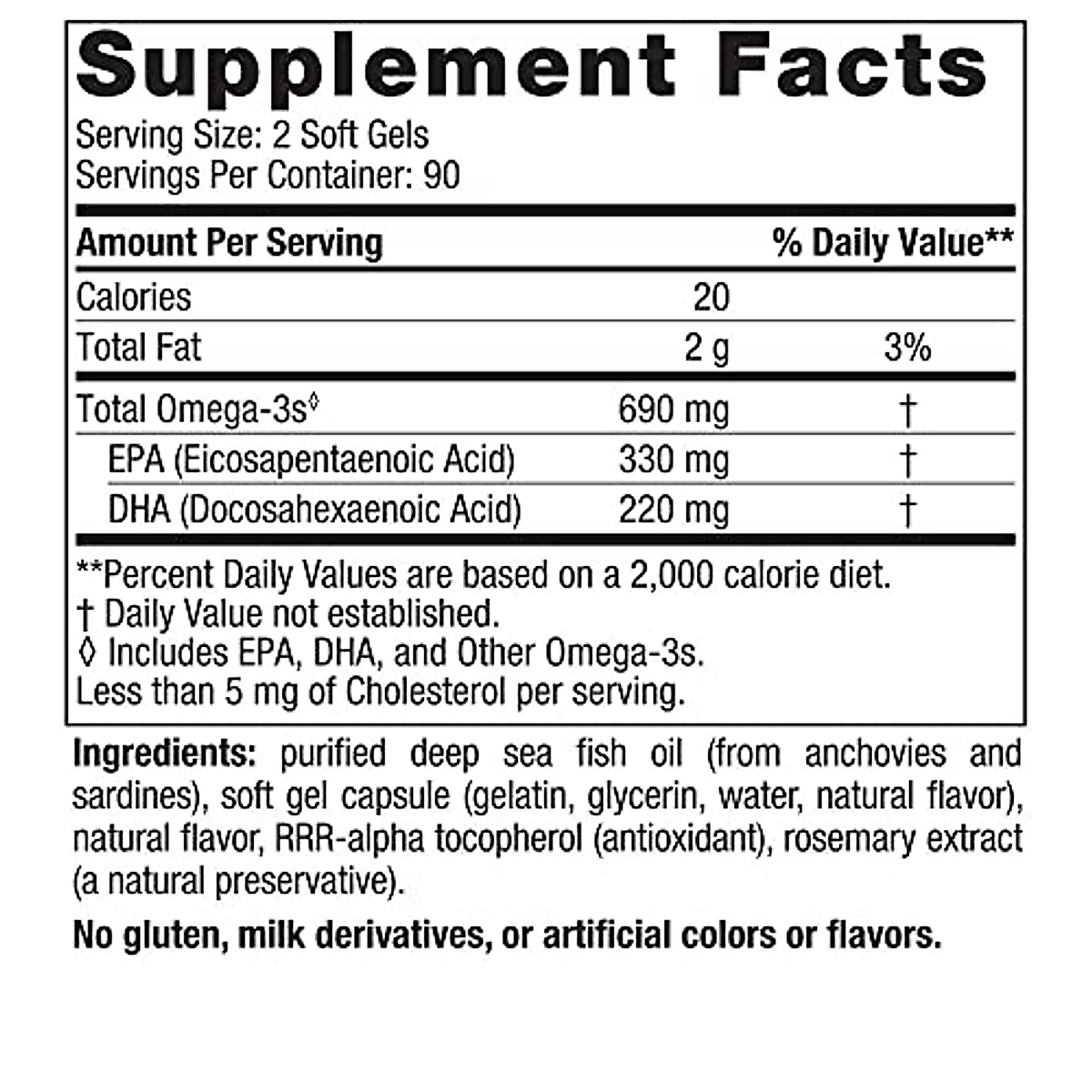 Nordic Naturals Omega-3, Lemon Flavor - 180 Soft Gels - 690 mg Omega-3 - Fish Oil - EPA & DHA - Immune Support, Brain & Heart Health, Optimal Wellness - Non-GMO - 90 Servings