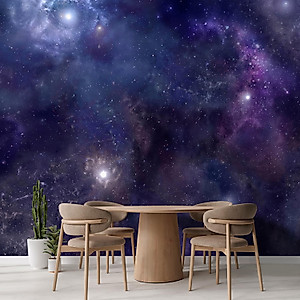 wall26 - Deep Space Wide Background Website Header - Removable Wall Mural | Self-Adhesive Large Wallpaper - 66x96 inches