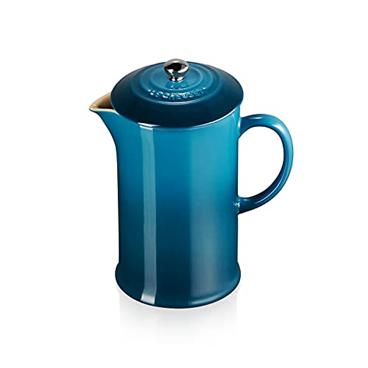 Le Creuset Stoneware French Press, 34 oz., Deep Teal