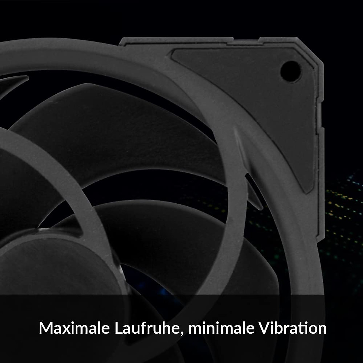 ARCTIC BioniX P120 A-RGB - PC Fan, 120mm Case Fan, Pressure-Optimised Fan with A-RGB, PWM, Cooler, Fluid Dynamic Bearing, 400-2300 RPM - Black