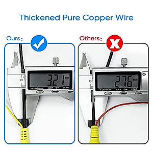 Pixelman Backup Camera Video Cable,32ft Double Shielded Car Rear View Camera RCA Extension Cord, Back Up Rearview Reverse Cam RCA Cable AV Connector Adapter Wire for SUV RV Pickup Truck