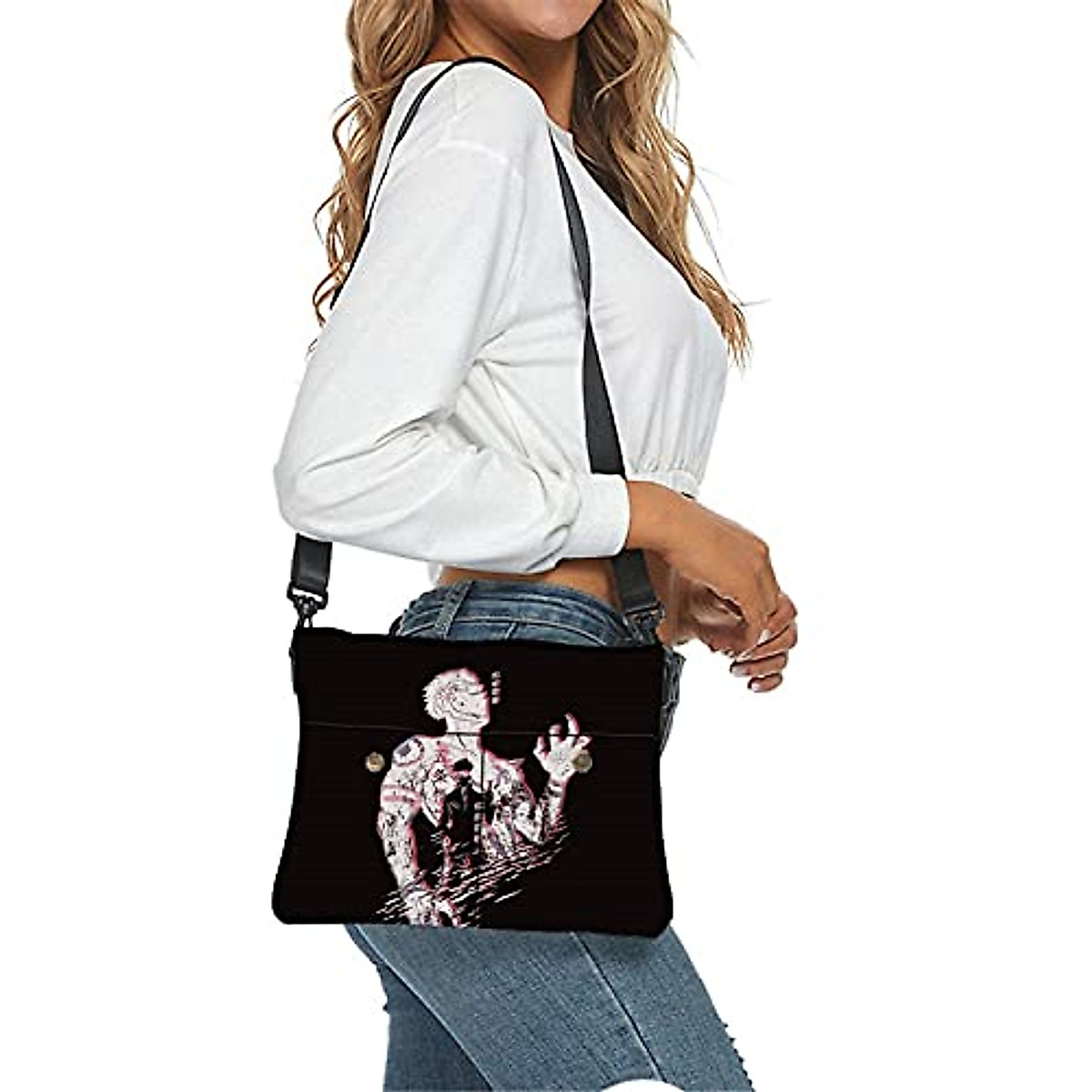 HANDAFA Anime Jujutsu Kaisen Satchel Bag Manga Shoulder Bag Cosplay Crossbody Bag(Color20)