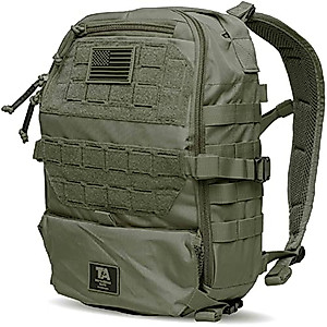 BattlePack Elite | Standalone and Tactical Vest Backpack | Combat Veteran Owned Company | 1 Day Assault Pack | Outdoors Pack Ranger Green