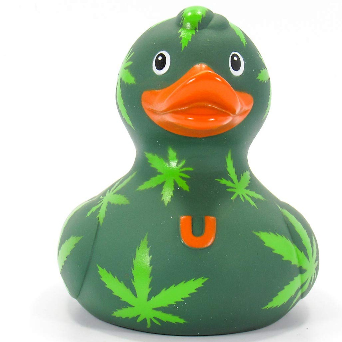Hemp Rubber Duck Bath Toy by Bud Ducks | Elegant Gift Packaging - "Your bud in the tub!" | Child Safe | Collectable