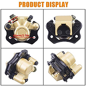 MWMNUN Brake Caliper 110cc 125cc 200cc 250cc 196cc 150cc 6.5HP CTieoleman kt196 yerf dog gx150 Kandi Baja RTK200 Go Kart RTK200Dune Buggy Taotao Roketa Sunl Kazuma Chinese ATV Quad Golden
