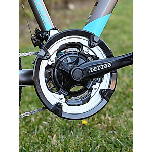 FOMAS MTB Crankset,Mountain Bike Crankset,9 Speed Square Taper crankset,Chain Ring Set,Speed crankset for Bicycle.170mm Crank Arm, Chainring Front Sprocket Suitable for 9/16" Pedal.