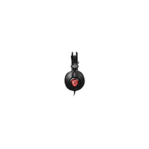 MSI H991 Wired PC Gaming Headset, Built-in Microphone, Noise Cancellation, in-Line Control, Ergonimic Design, Adjustable Headband, Notebook/PC/Mobile