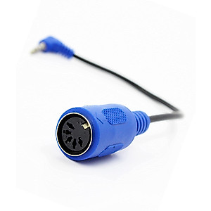 ZAWDIO - MIDI to TRS 3.5mm Breakout Cable Right Angle Adapter for: Akai, Korg, Line6, LittleBits - MPC Studio, Touch, MPX8, Electribe 2, SQ-1