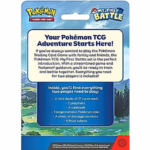 Pokémon TCG: My First Battle—Pikachu and Bulbasaur (2 Ready-to-Play Mini Decks & Accessories)