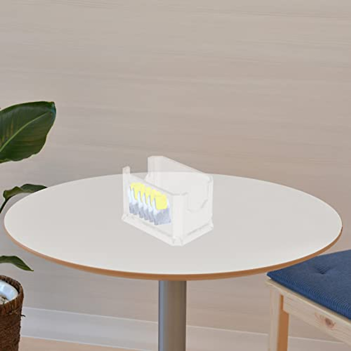 Housoutil Tea Organizer 2pcs Acrylic Tea Bag Boxes Reusable Tea Bag Organizer Square Coffee Bag Box Packets Small Items Sundries Containers for Kitchen Cabinets Countertops Pantry Transparent