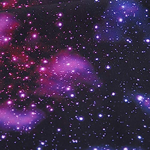 5PCS Galaxy Universe Space Cotton Fabric Bundles 20 x 20 Inch Printed Fat Quarter Fabric Pre-Cut Squares Sheets Fabric for Patchwork Sewing DIY Crafting Quilting Fabric
