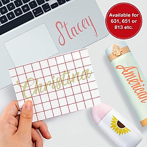 YRYM HT Clear Vinyl Transfer Paper Tape Roll-12 x 50 FT w/Alignment Grid Application Tape for Silhouette Cameo, Cricut Adhesive Vinyl for Decals,Signs, Windows, Stickers