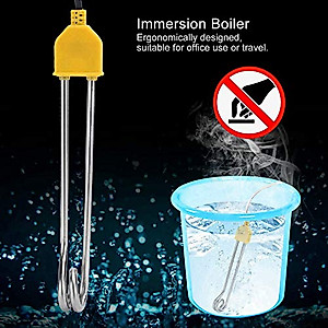 Labuduo Immersion Heater, Immersion Boiler Blow Up Hot Tub Portable 1000W Pool Heater for Bathroom Sinks Outdoor Pond, Buckets, and Inflatable Swimming Pools(12)